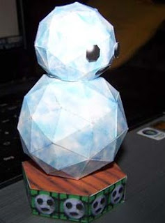 Super Mario: Headless Snowman Papercraft | Papercraft Paradise ...