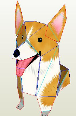 Pepakura Dog | Papercraft Paradise | PaperCrafts | Paper Models | Card ...