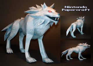 Zelda: White Wolfos Papercraft | Papercraft Paradise | PaperCrafts ...