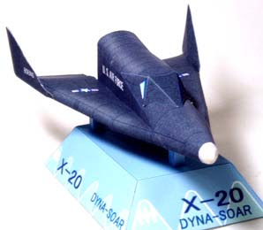 X-20 Dyna-Soar Papercraft | Papercraft Paradise | PaperCrafts | Paper ...