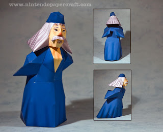 Zelda: Professor Shikashi Papercraft | Papercraft Paradise ...