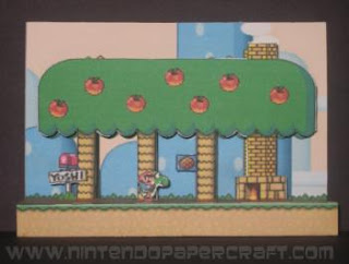 Super Mario: Yoshi's House Papercraft Diorama | Papercraft Paradise ...