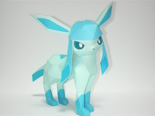Pokemon: Glaceon Papercraft | Papercraft Paradise | PaperCrafts | Paper ...
