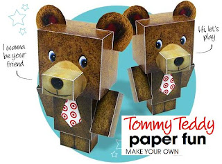 Tommy Teddy Papercraft | Papercraft Paradise | PaperCrafts | Paper ...