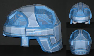 Wearable Tron Helmet Papercraft | Papercraft Paradise | PaperCrafts ...