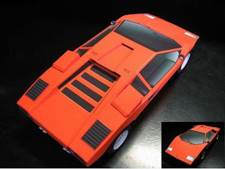 Lamborghini Countach LP400 Papercraft | Papercraft Paradise ...