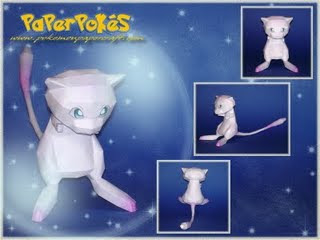 Pokemon: MEW Papercraft | Papercraft Paradise | PaperCrafts | Paper ...