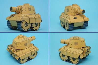 SD Tiger King Heavy Tank Papercraft | Papercraft Paradise | PaperCrafts ...