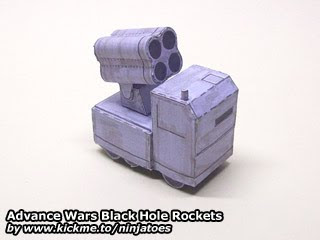 Advance Wars Papercraft: Black Hole Missile & Rockets | Papercraft ...