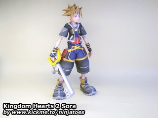 Kingdom Hearts II: Sora Papercraft | Papercraft Paradise | PaperCrafts ...