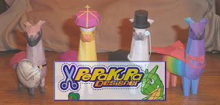 DeviantART Llama Papercrafts
