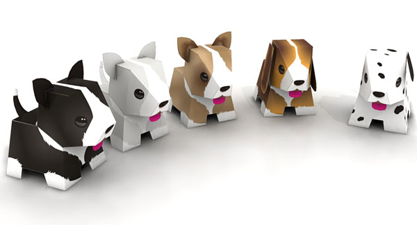 Puppy Papercrafts | Papercraft Paradise | PaperCrafts | Paper Models ...