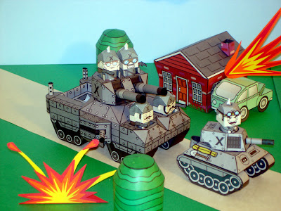 Flipit Wargame Papercraft