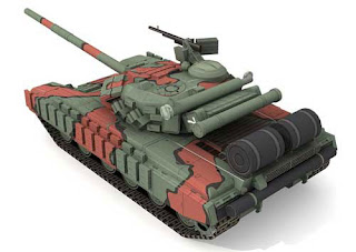 T-64B Russian Main Battle Tank Papercraft | Papercraft Paradise ...