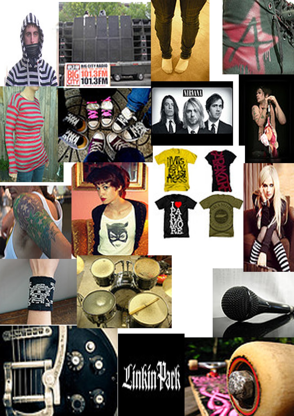 Sophie Swan's Blog.2: Alternative Rock - Mood Board