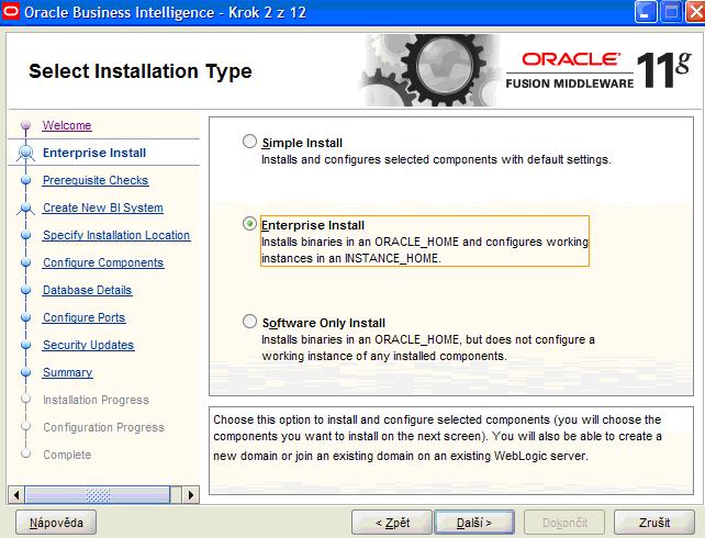 Czech BI/DW Blog: Instalace Oracle Business Intelligence Enterprise ...