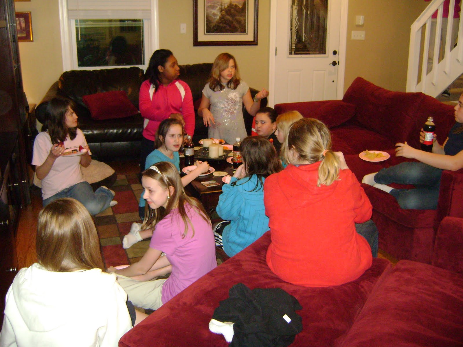 The Herndon Herald: 7th grade girls sleepover