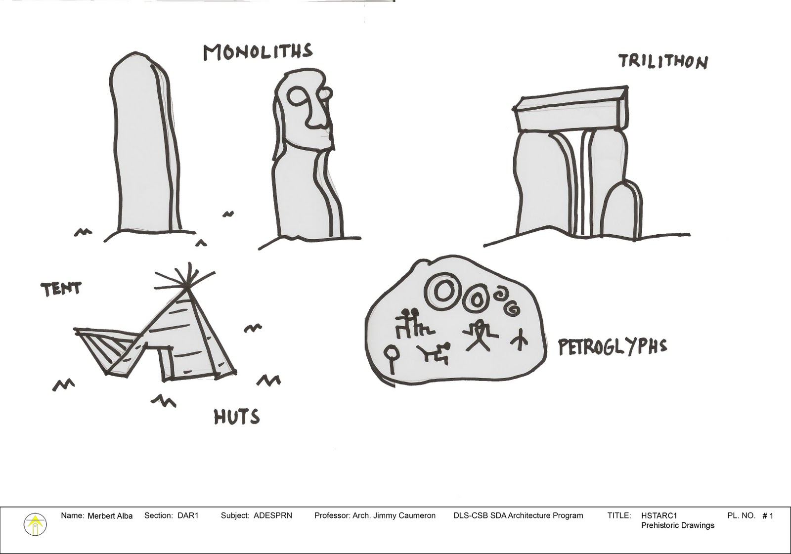 Everybody's got to start somewhere: Prehistoric Architecture - HSTARC1