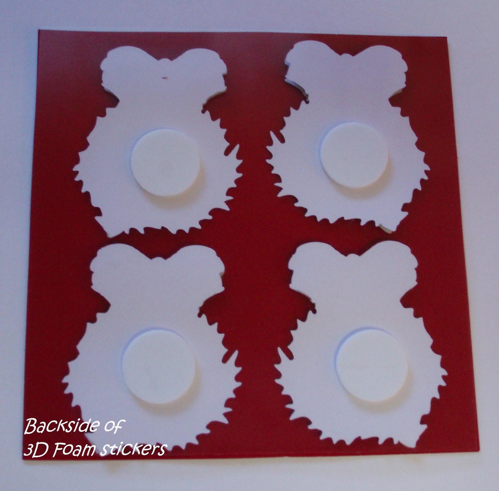 Seongsook's Creations: How to make Christmas cards with 3D Foam Stickers