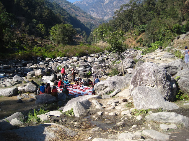 Dubai: it's me! in the UAE!: Nepal 6: stone steps from Naya Pul to Ulleri