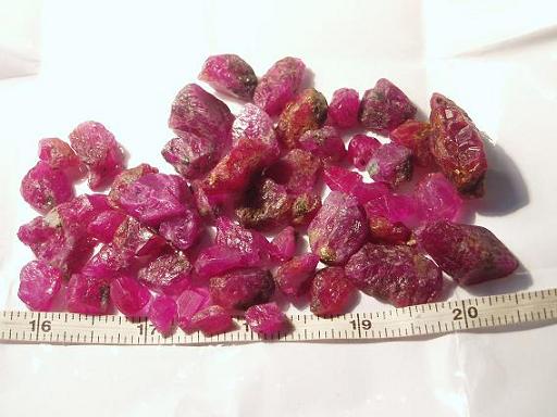 Wnislow International Trading: Ruby rough Tajikstan mine rich good ...