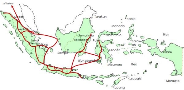 Fiber optic backbone map - Qasthebig