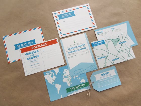 The Best Part - A Daily Art and Design Blog: Zissou-Inspired Invitations