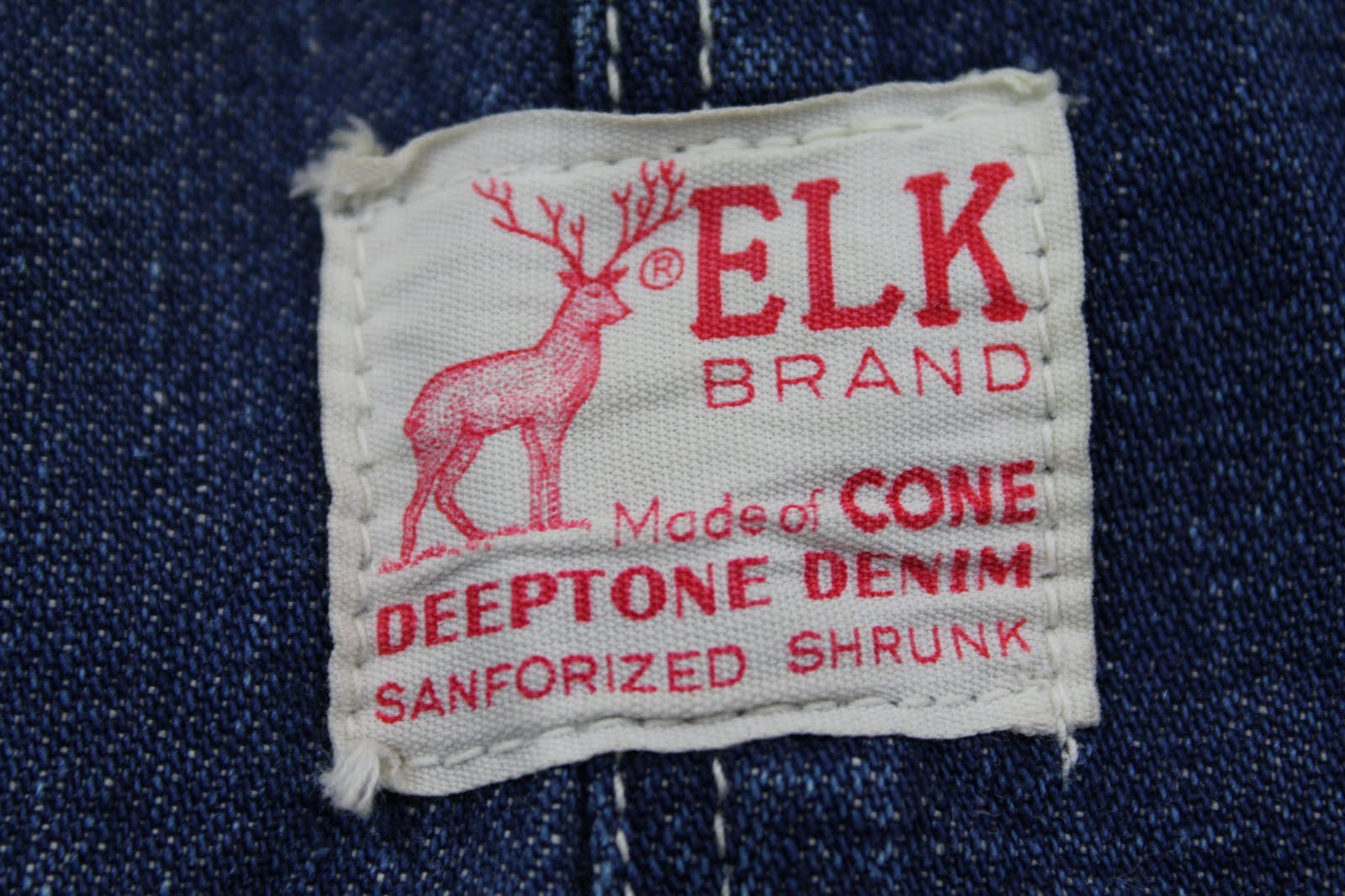 vintage workwear: Elk Brand Shirt and Overall Company
