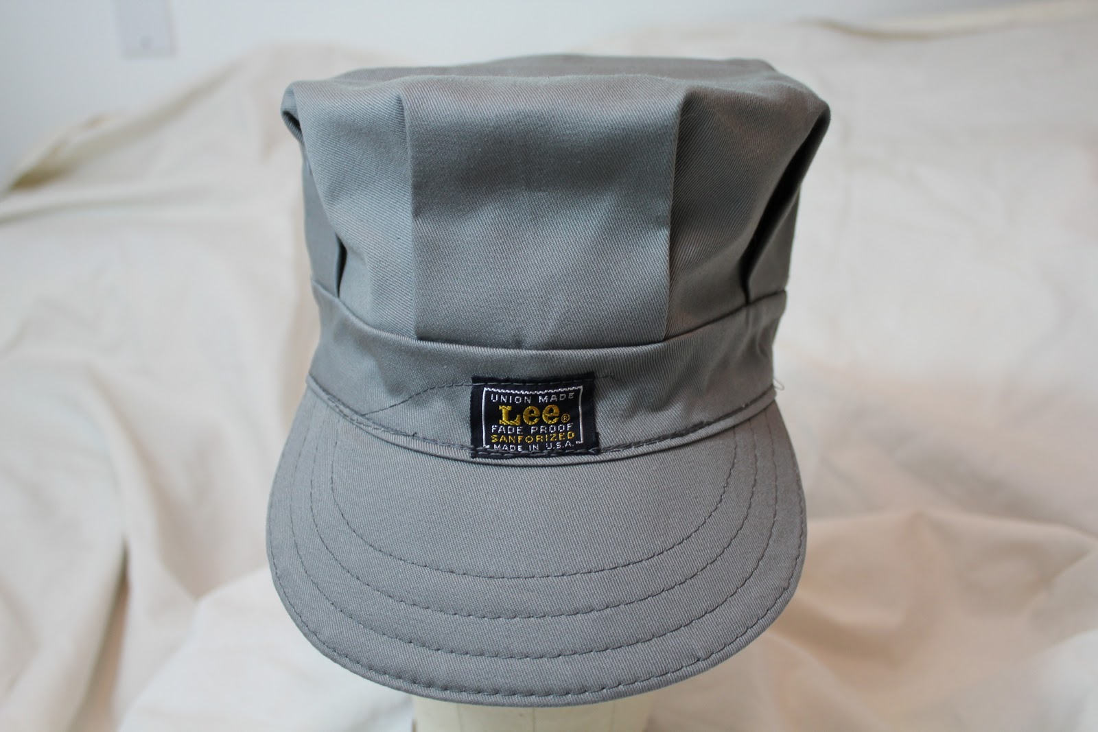 vintage workwear: 1950's era Lee Union Made Engineer & Workman's Cap ...