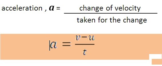 PHYSICS Form 4 Form5: Acceleration and deceleration