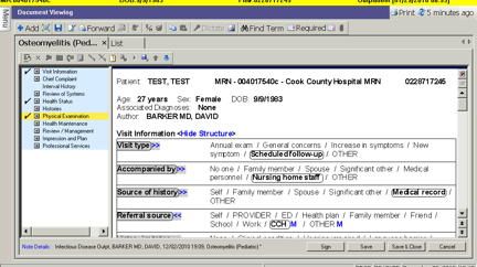 ACHN EMR: Pre-Completed Note (Dr. Barker)