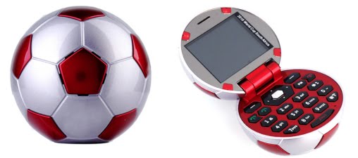 Red Baiduri: World Cup Cell Phone is Shaped Like a Soccer Ball