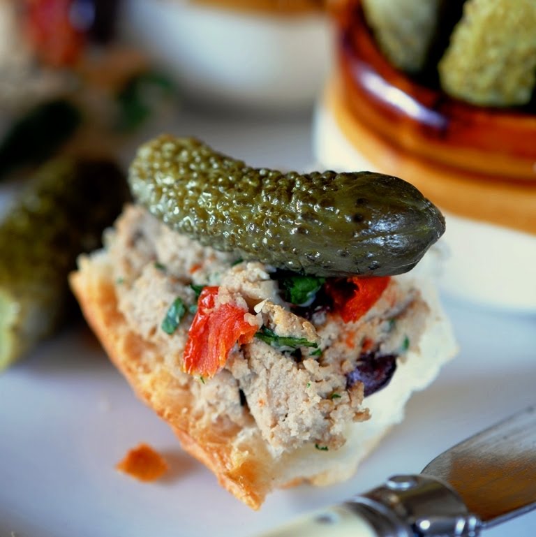 JULES FOOD...: Potted Meat...Homemade "Almost Pate"