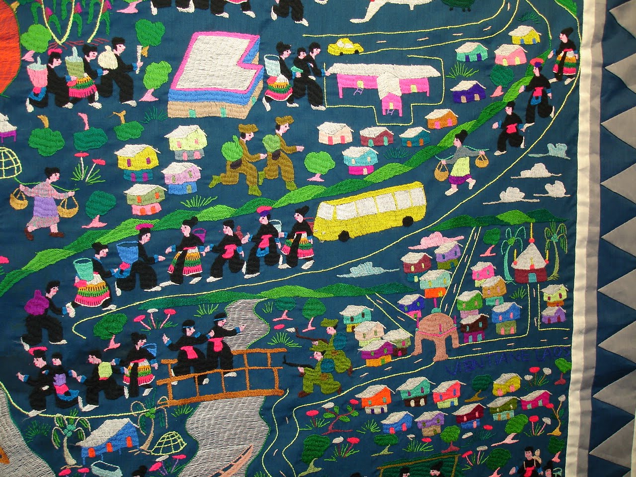 Priscilla Kibbee: Hmong Quilt for Sale, Escape to a New Life