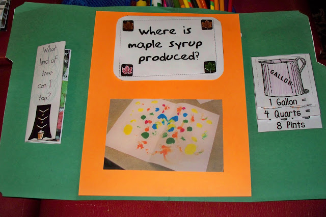Maple Syrup Lapbook - Ben and Me