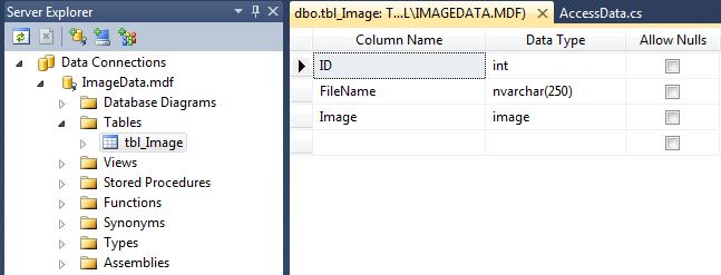 Cách lưu hình ảnh vào csdl Sql Server | Binhbk230