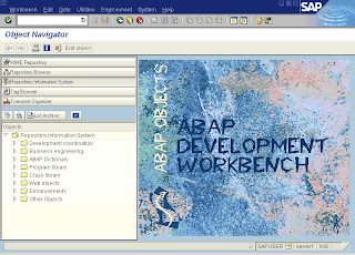 SAP ABAP with screenshots: ABAP Development Workbench(1)