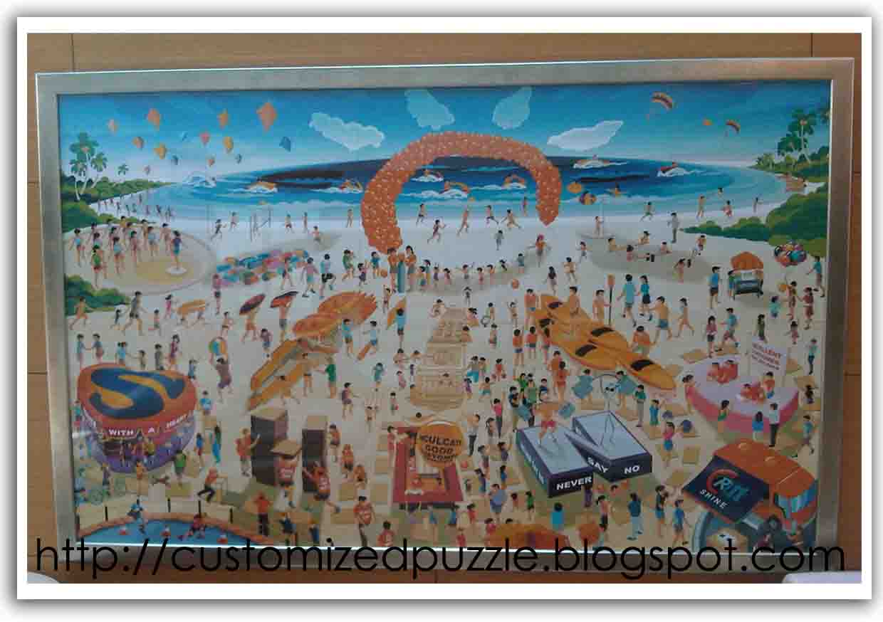 Customized Jigsaw Puzzle: How a huge joint jigsaw puzzle works?