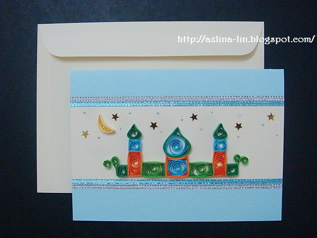 AZLINA ABDUL: Quilled crescent
