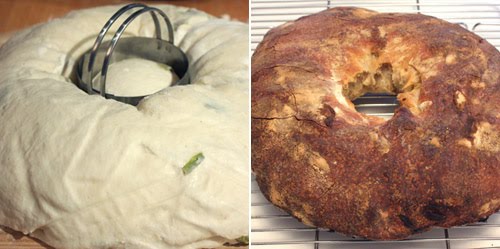 lisa is cooking: Italian Ring Bread with Hatch Chiles and Roasted Garlic