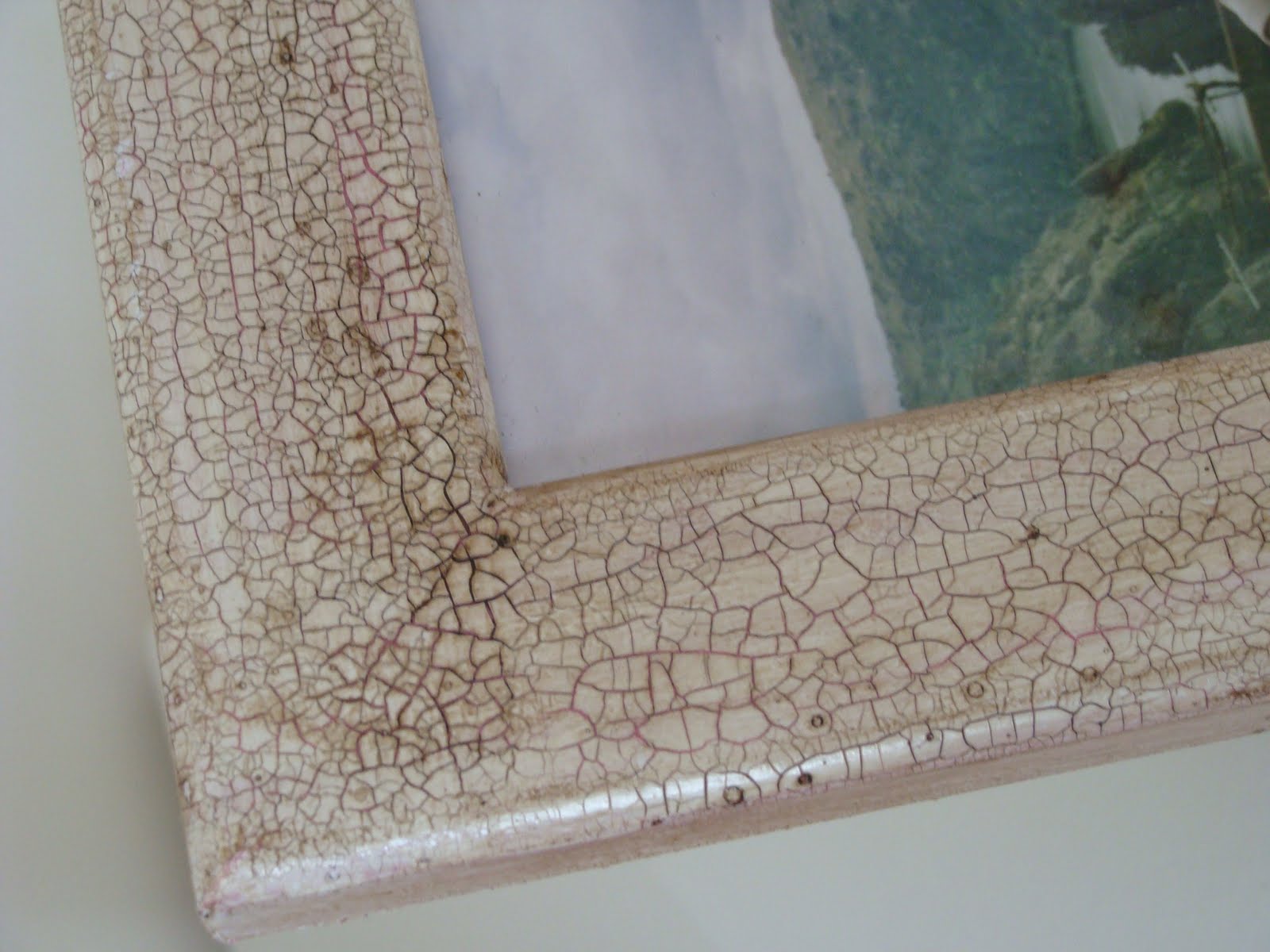 Haizego: Cuadro de madera craquelado