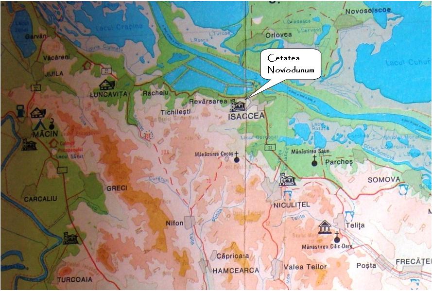 harta romaniei in fotografii: Cetatea Noviodunum