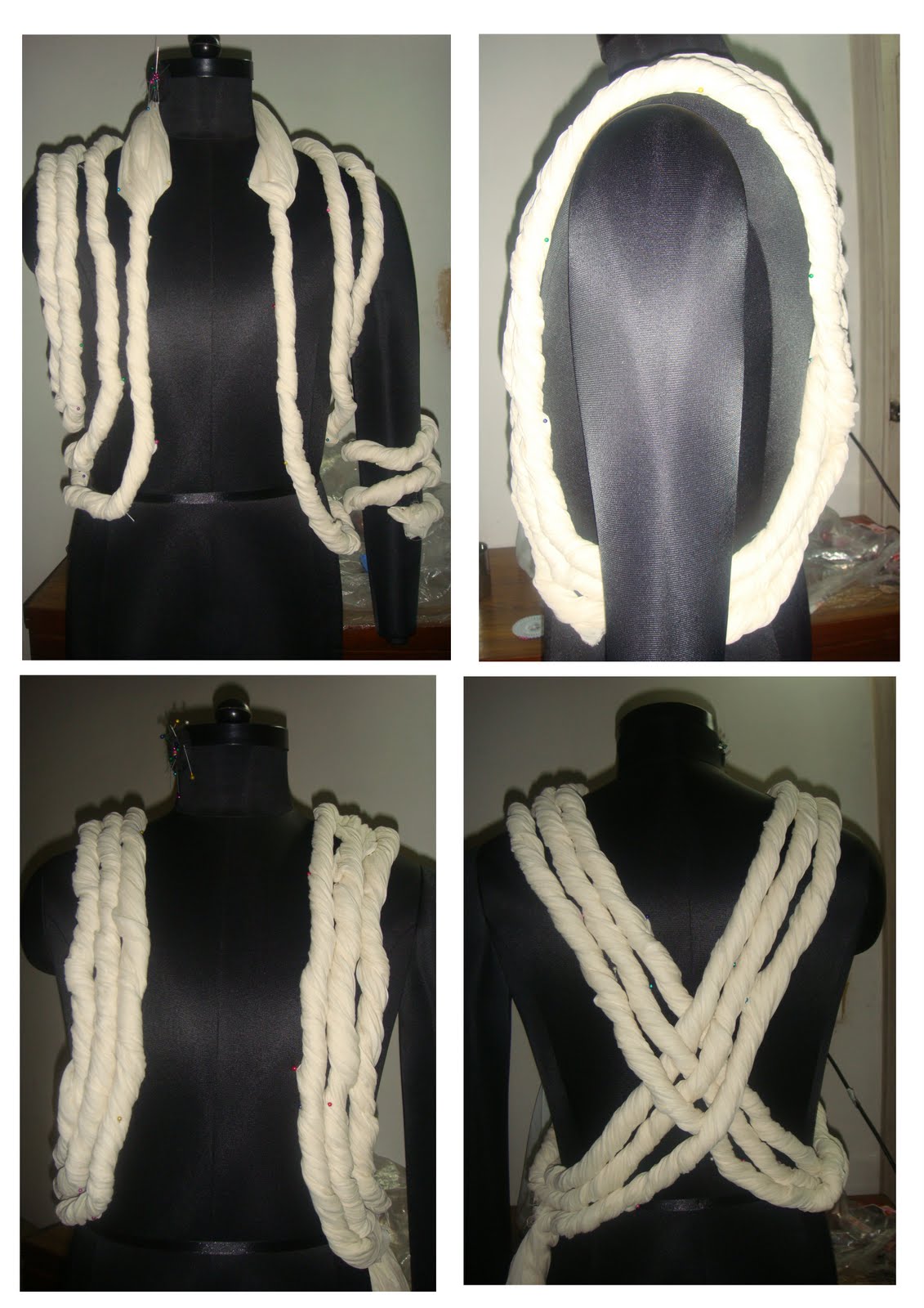 Concept & Prototyping: Explorations with twisted fabric