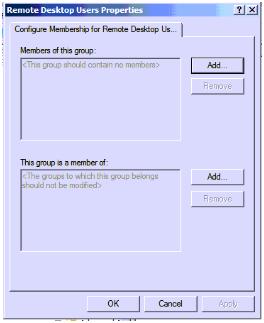 How to add a user or group to the Remote Desktop Users group on Server Core