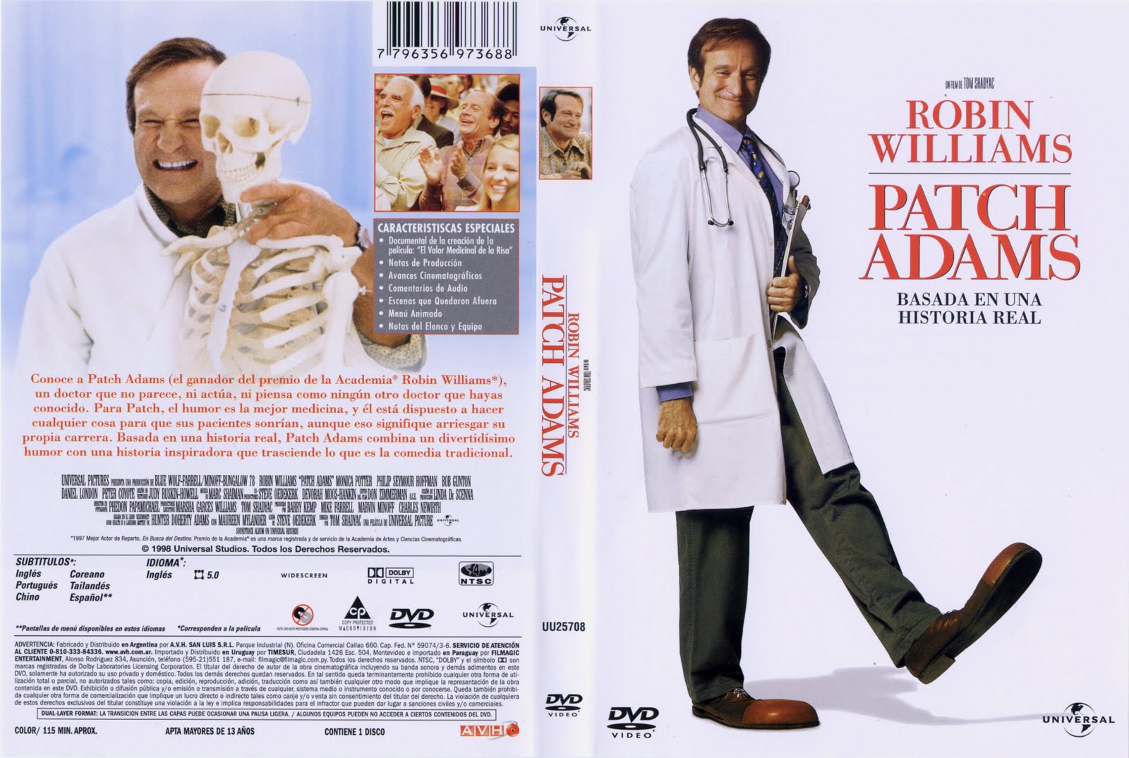 Peliculas DVD: Patch Adams
