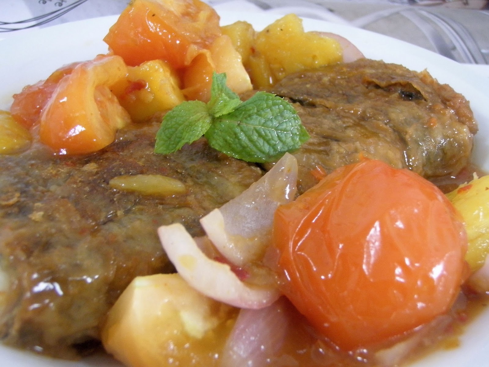 The Modern VEGETARIAN - Recipes: Vegetarian Assam Fish