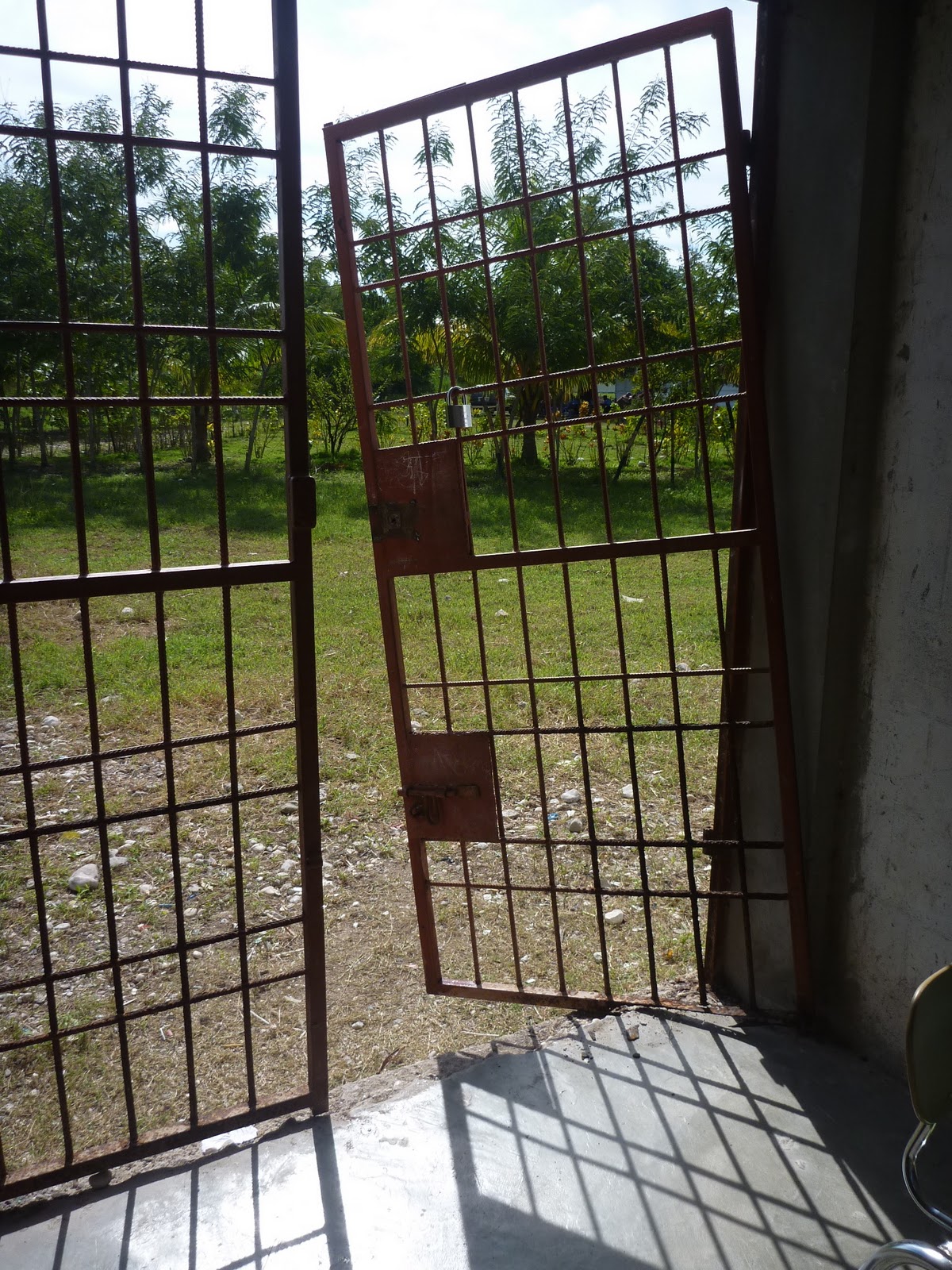 Espwa Means HOPE: School Opens, Gate Unhinges