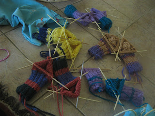 Teaching Handwork: 5th grade socks