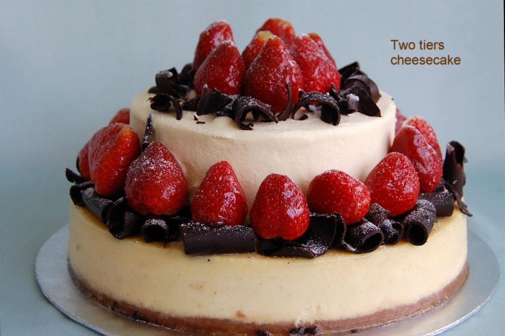 Your Baker Dave: Two Tier Cheesecake