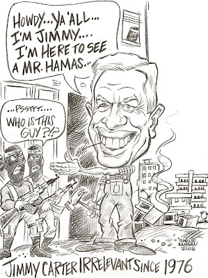 Political Cartoons and Editorial Cartooning: Jimmy Carter Meets Hamas